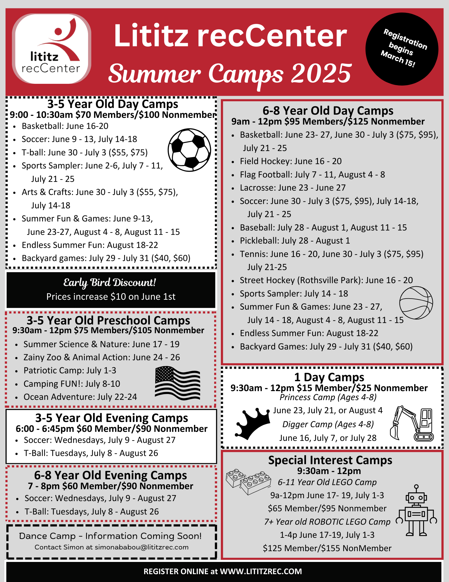 SUMMER CAMPS – Lititz Rec