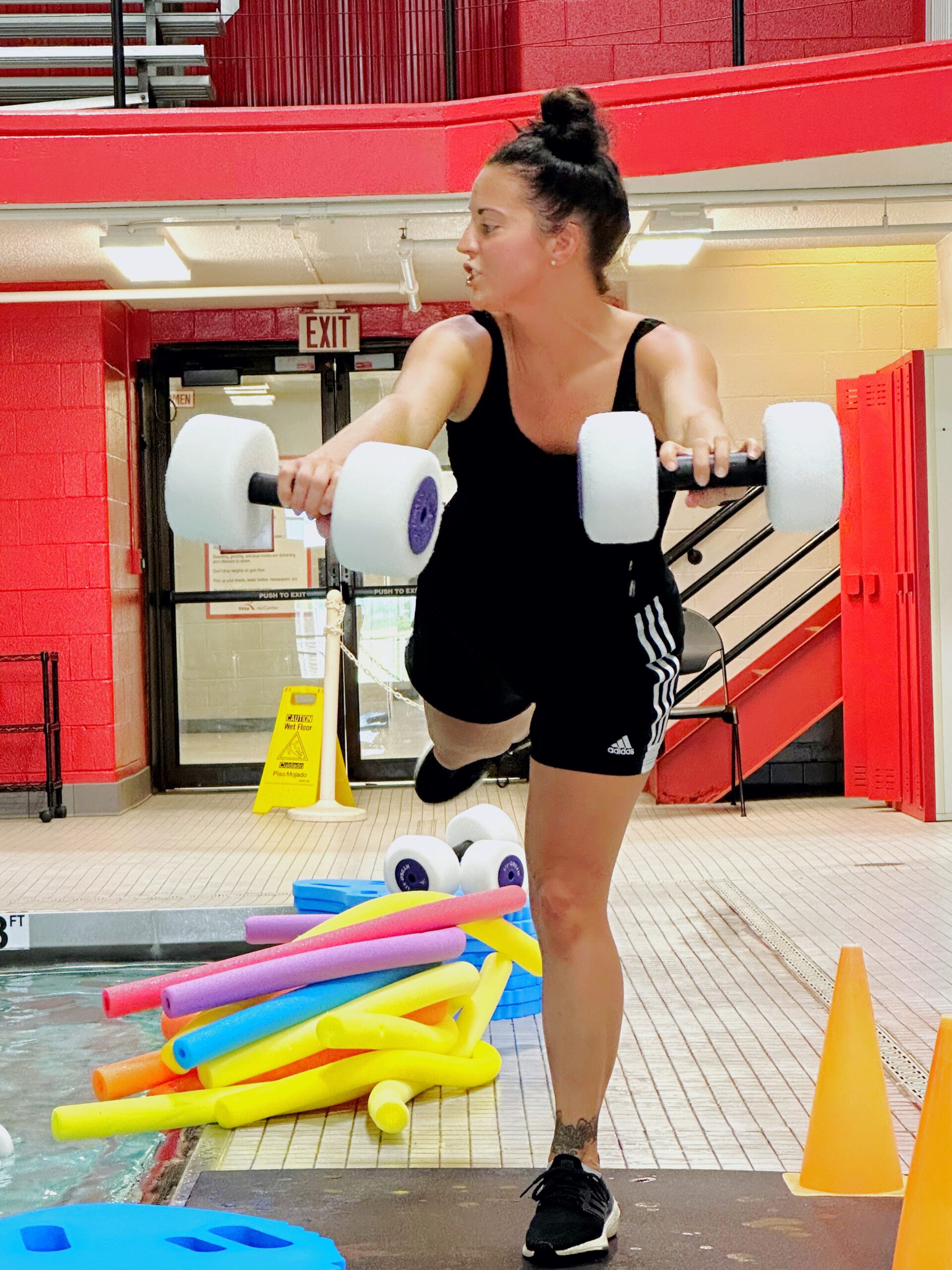 Instructor Leading Senior Water Class – Lititz Rec
