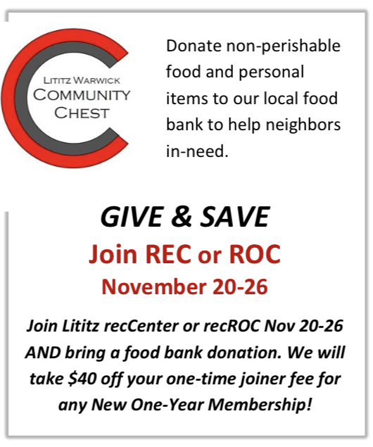 Membership Specials – Lititz Rec