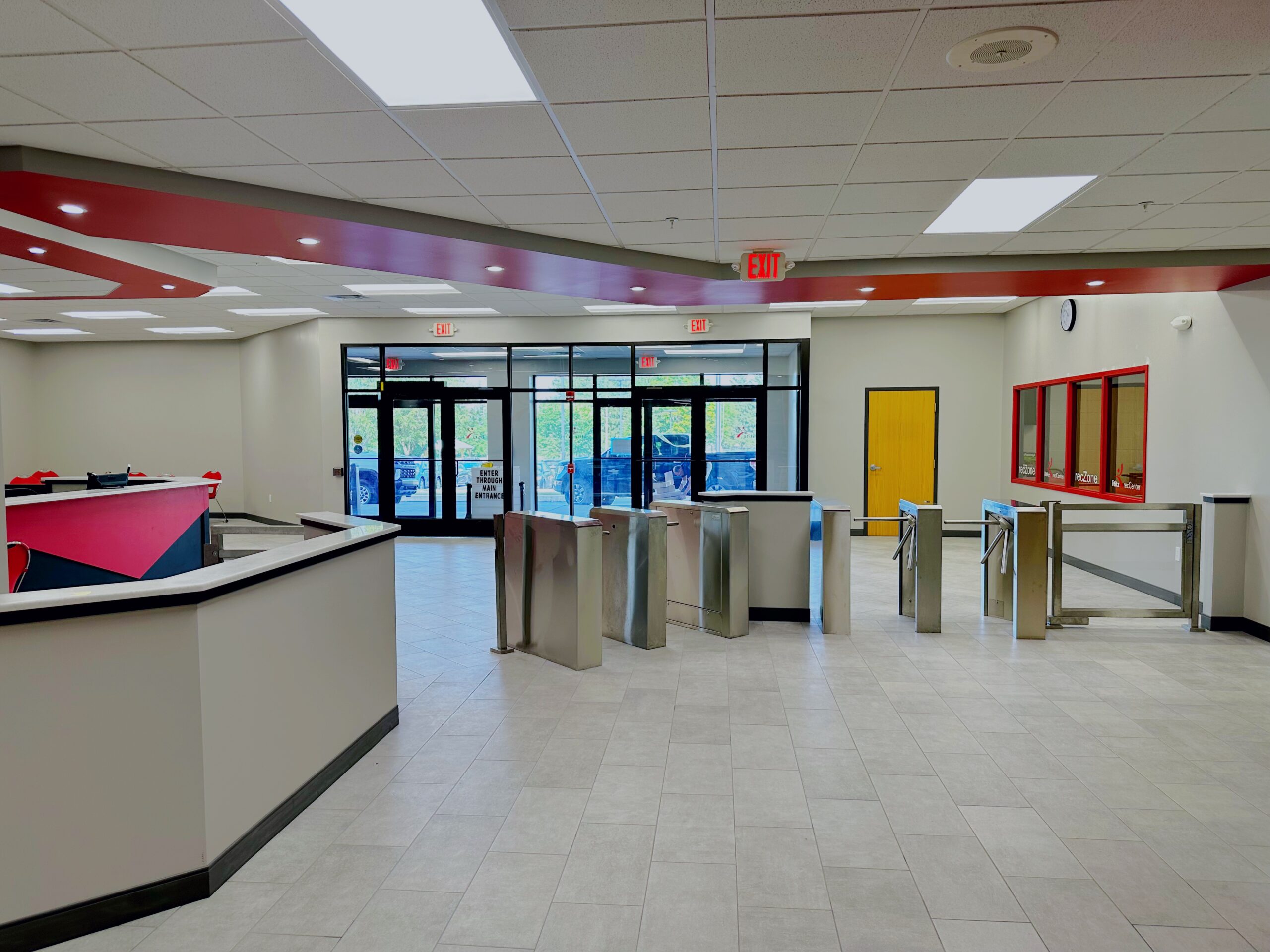 Lobby Ready To Open View From Main Hallway – Lititz Rec